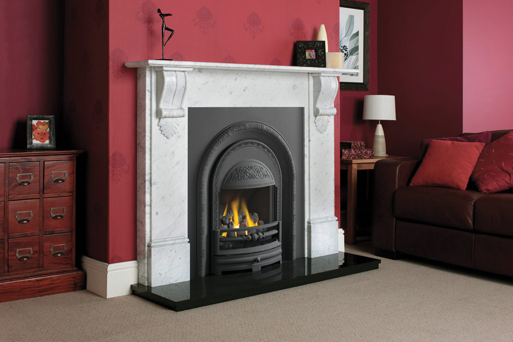 Cast Tec Integra Ashbourne Arched cast Insert | Quality Fireplaces