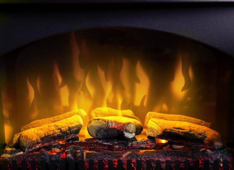 Dimplex Fullerton Cream/Leckford Black Electric Stoves | Quality Fireplaces