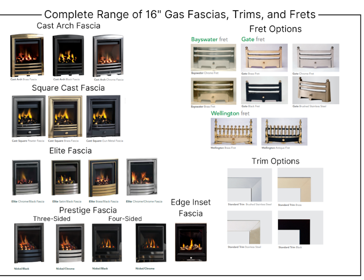 Paragon Focus RS BF Balanced Flue Gas Fire | Quality Fireplaces
