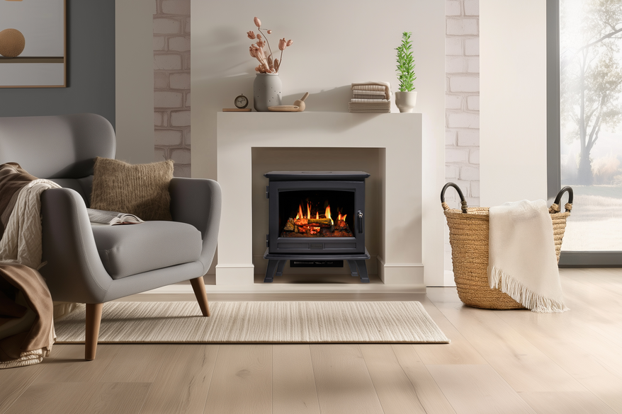 Dimplex Belgravia Opti V Stove | Quality Fireplaces