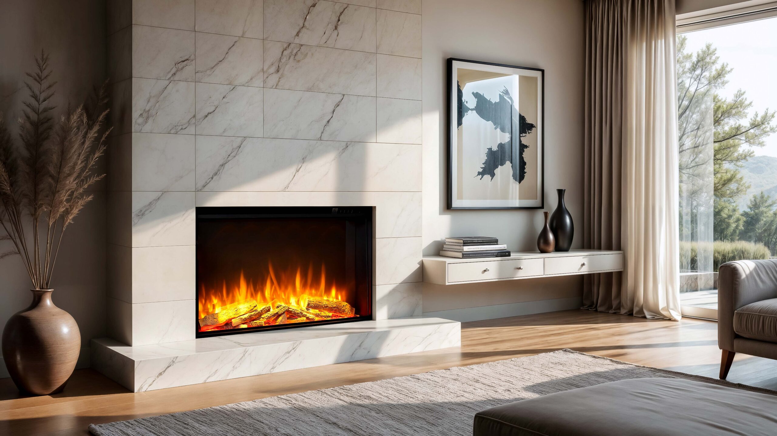 Celsi DLX 750 Wall Inset Fire | Quality Fireplaces