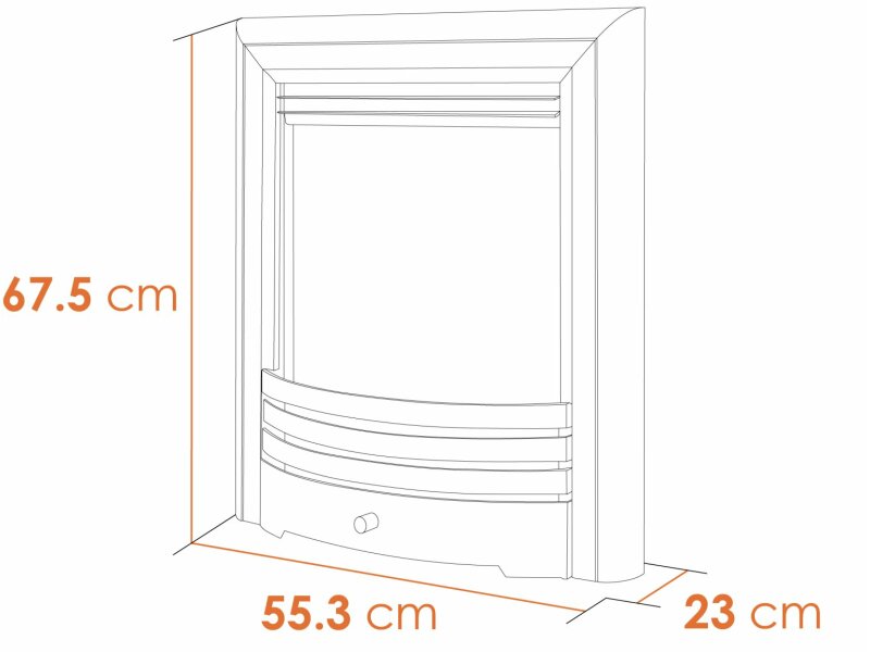 Neo Electric Fire – 2 Trim Options | Quality Fireplaces